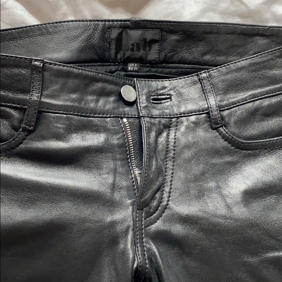 LAB40 | Pants & Jumpsuits | Lab Lamb Leather Pants | Poshmark